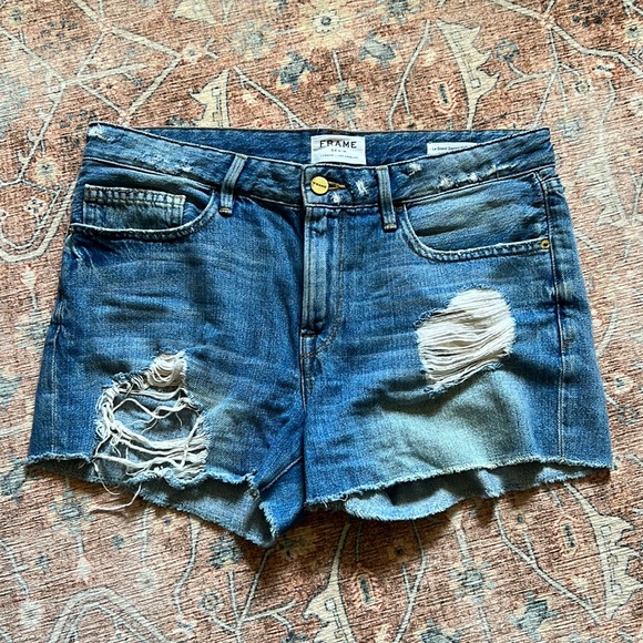 Frame Denim | Shorts | Frame Le Grande Garcon Short | Poshmark